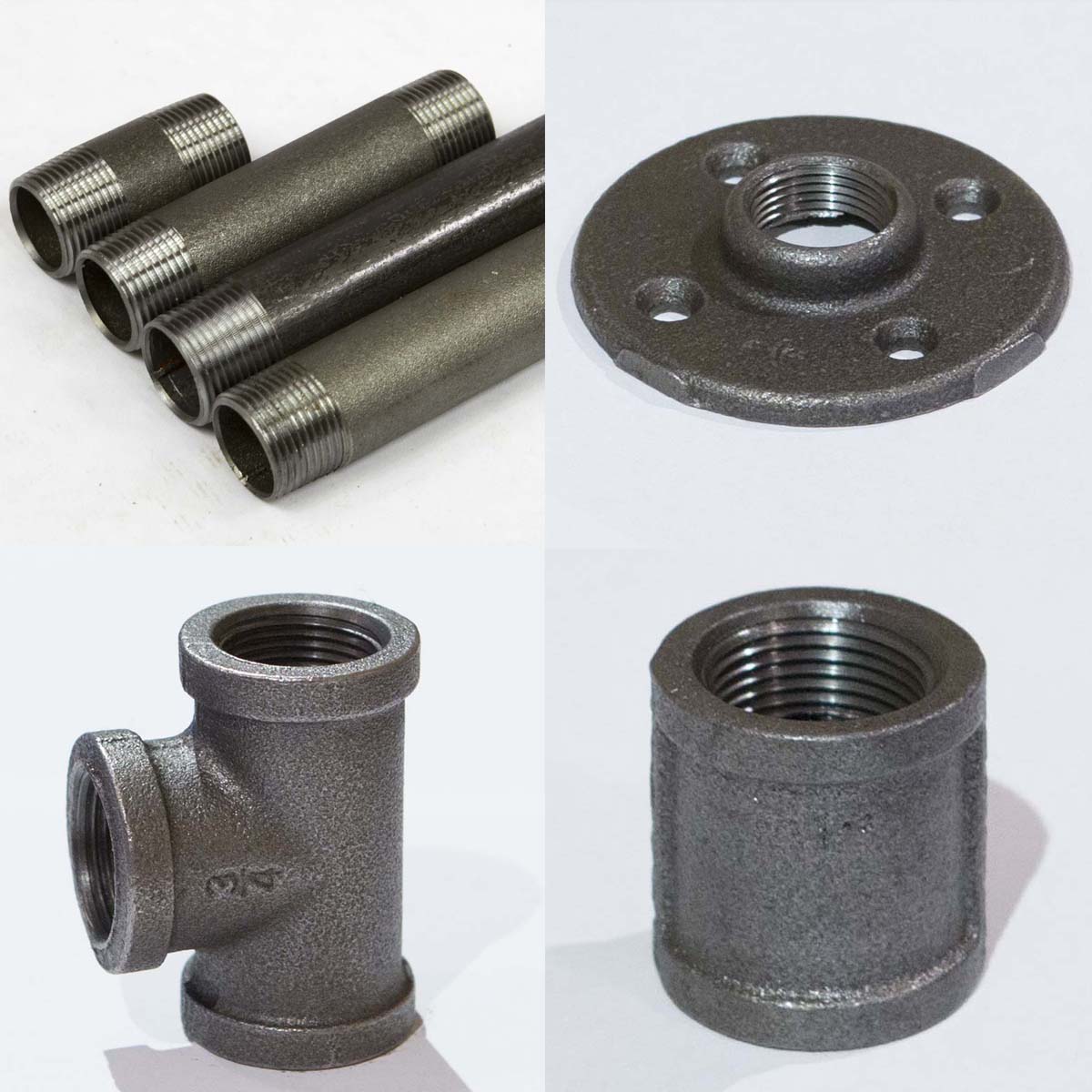 Pipe Fittings 1/2" – Rusty Design Canada