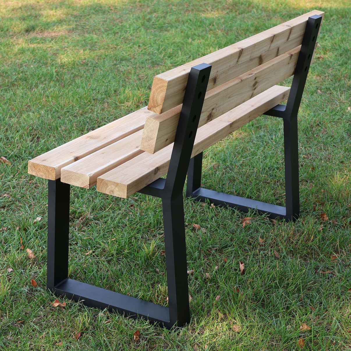 Aluminum Trapezoid Shaped Bench Legs With Backrest, 1 Pair #A016 ...