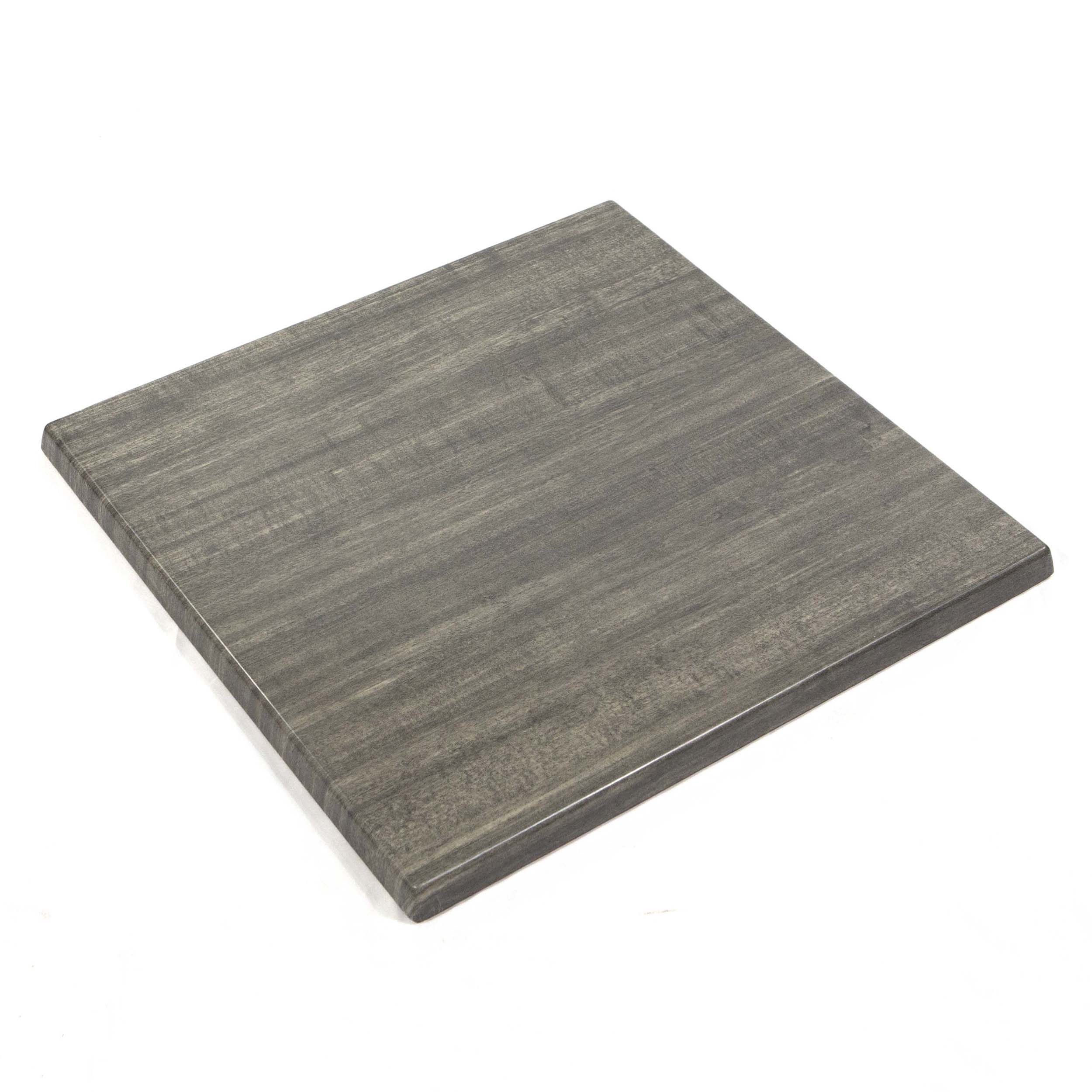 24 x 24" All Weather Melamine Board Restaurant Table Tops, Slate Gray ...