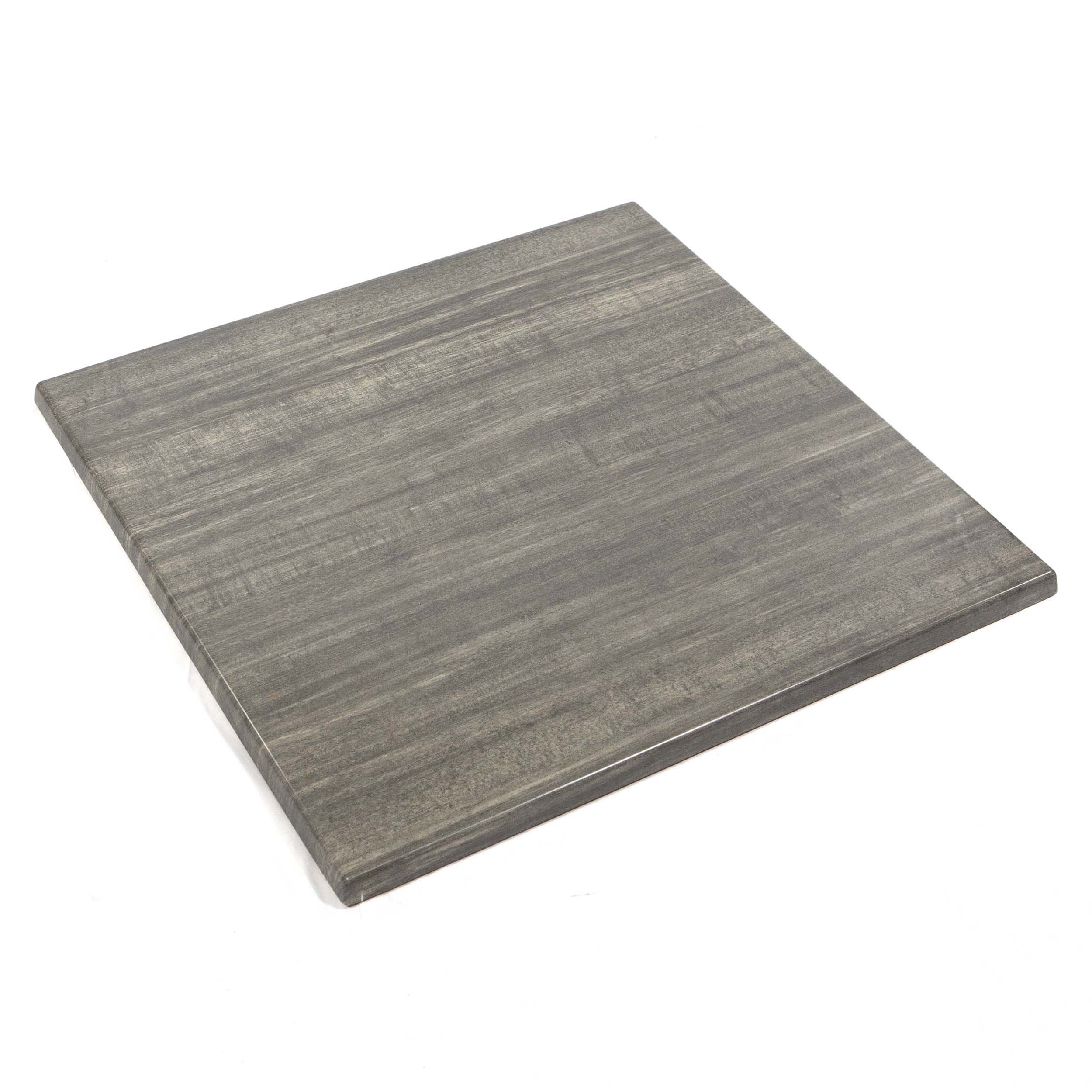 32 x 32" Square All Weather Melamine Board Restaurant Table Tops, Slat ...