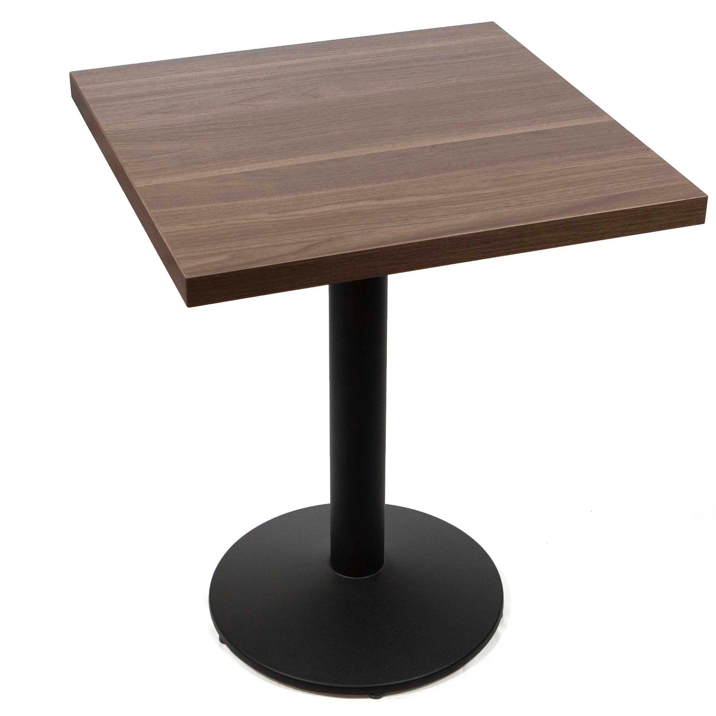 24 x 24" Melamine Restaurant Cafe Table, Dark Walnut Color #J01M2424WN ...