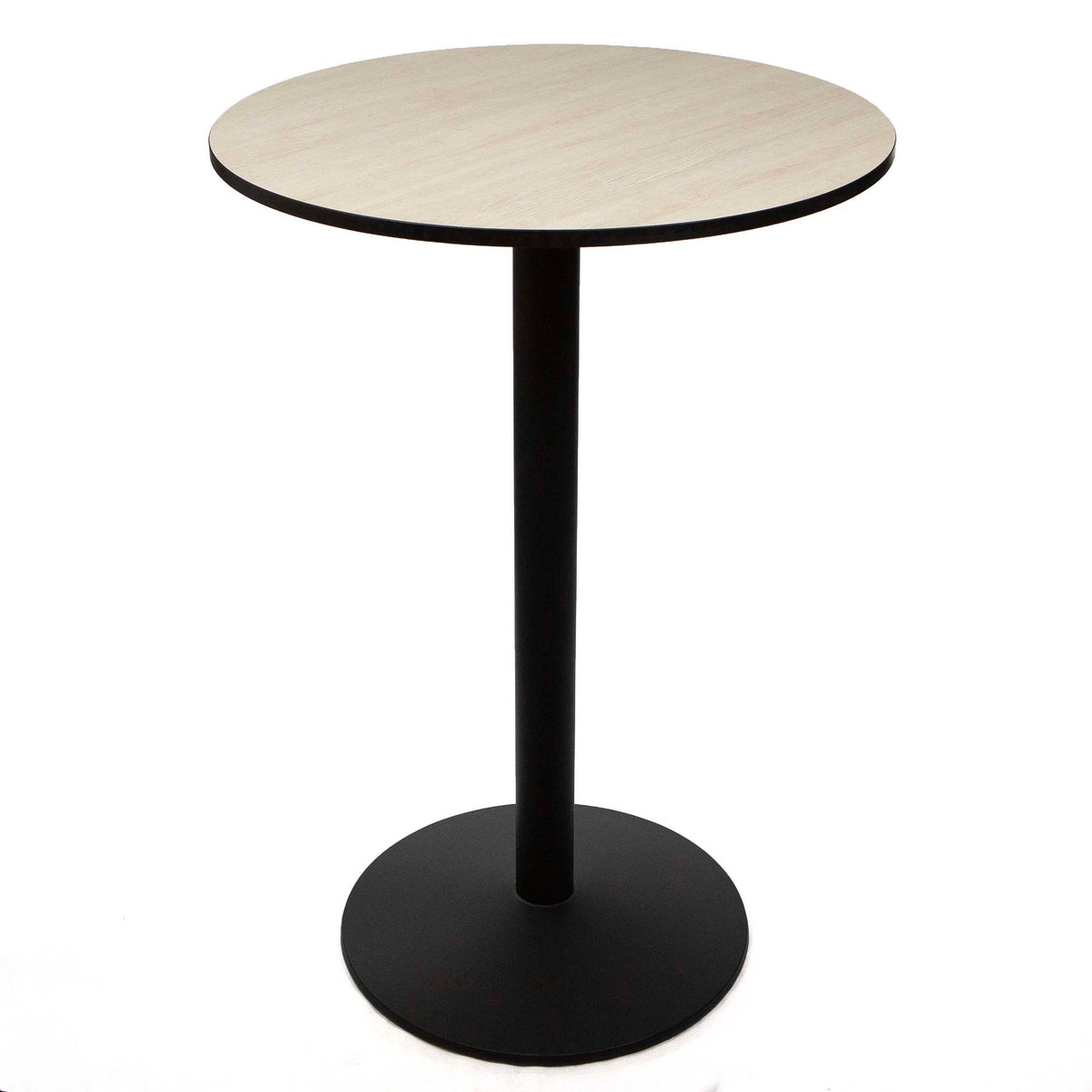 30" Round HPL Bar Height Bistro Table, Washed Birch Color #J2HHD30WS ...