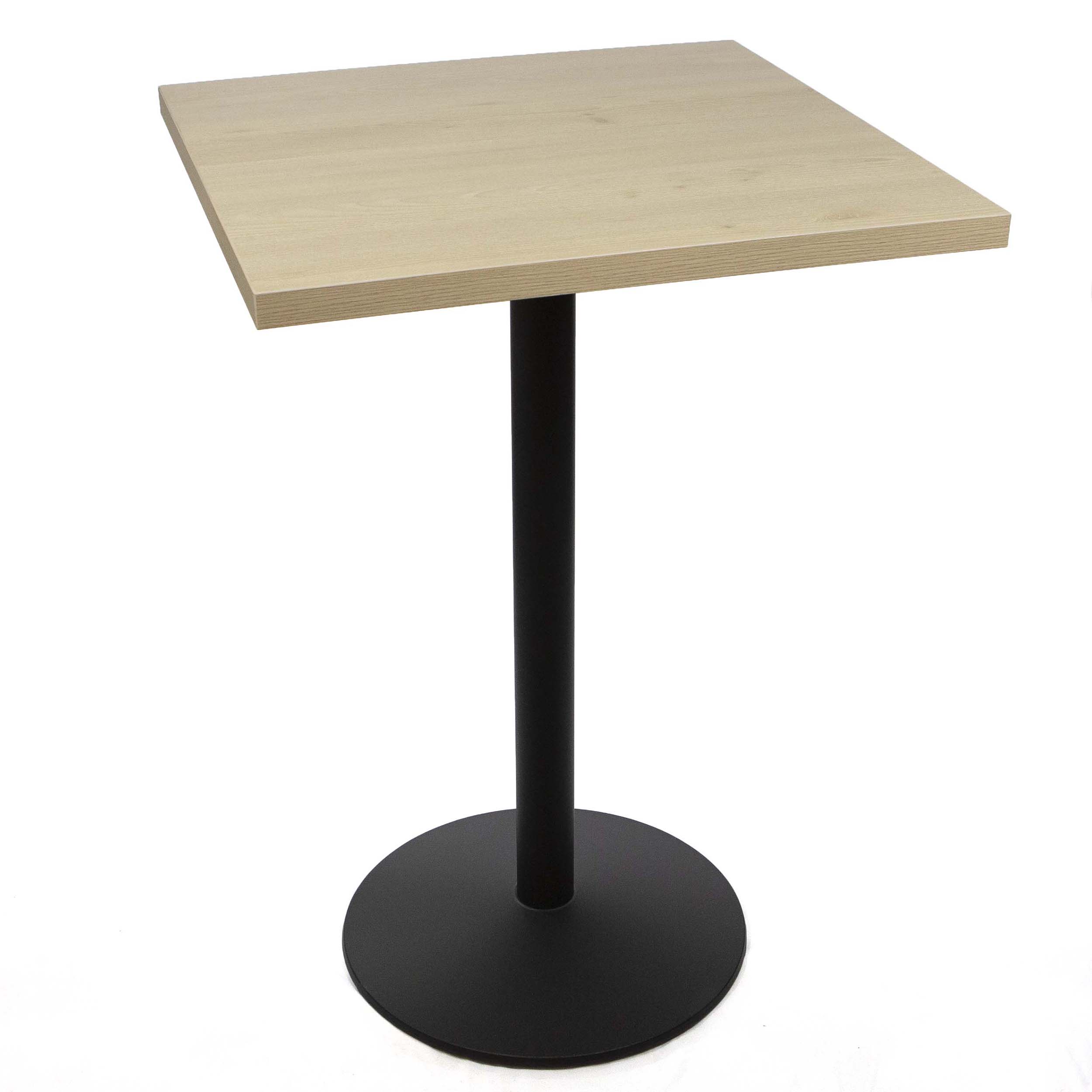 30 x 30" Melamine Bar Height Bistro Table, Natural Oak Color #J2HM3030 ...