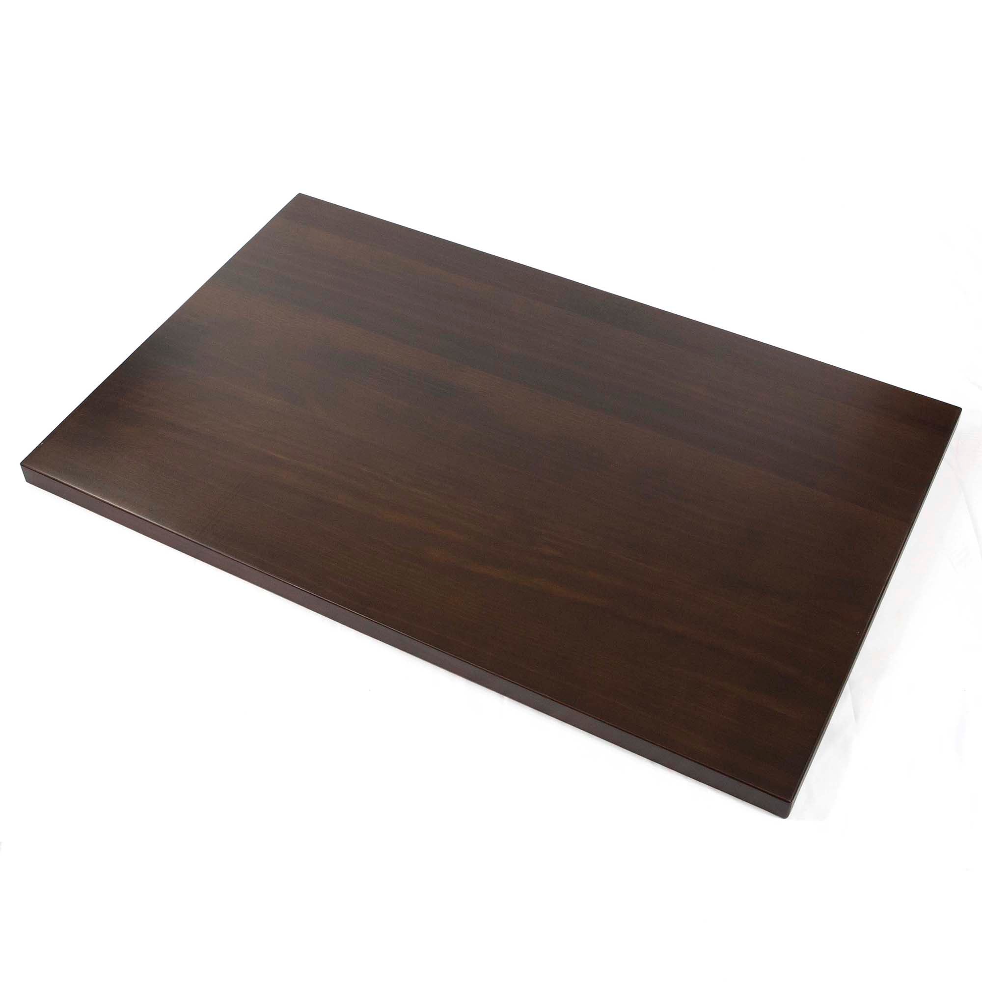 30 x 48" Solid Pine Restaurant Cafe Table Top, Dark Walnut Color #KD30 ...