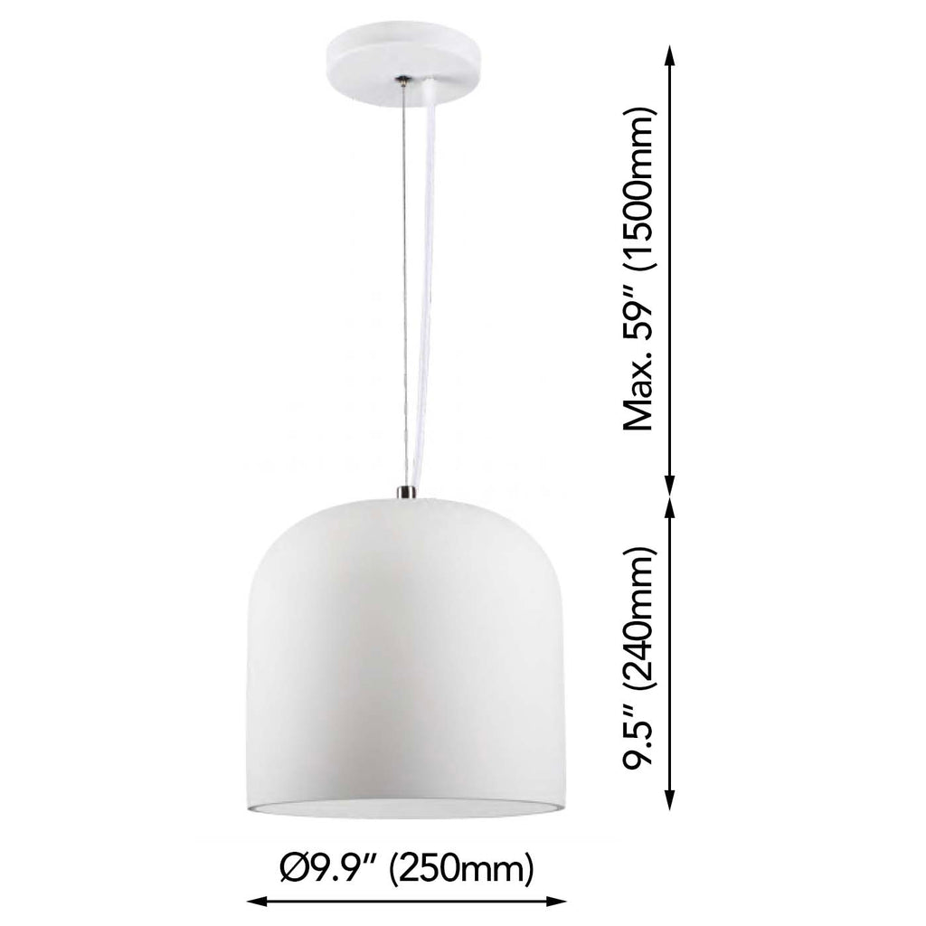 Paintable Plaster Pendant Lighting #MH531 – RustyDesign