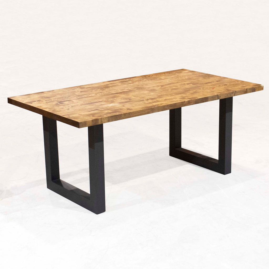 U-Shaped W28" Dining Table Legs, Made in 3"x3" Steel Tubing, 1 Pair #S ...