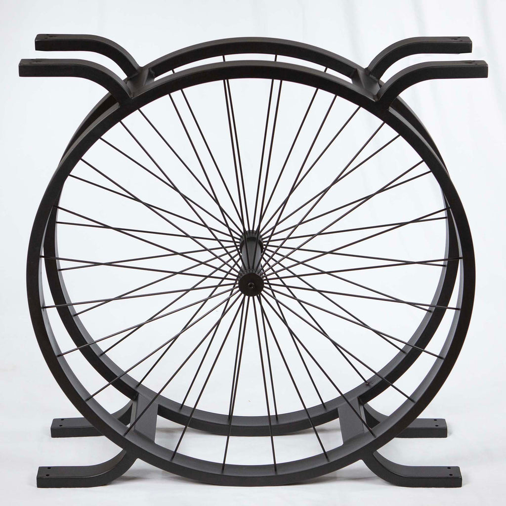 H34" Wheel-shaped Entryway Table Base, #SS01134 – RustyDesign