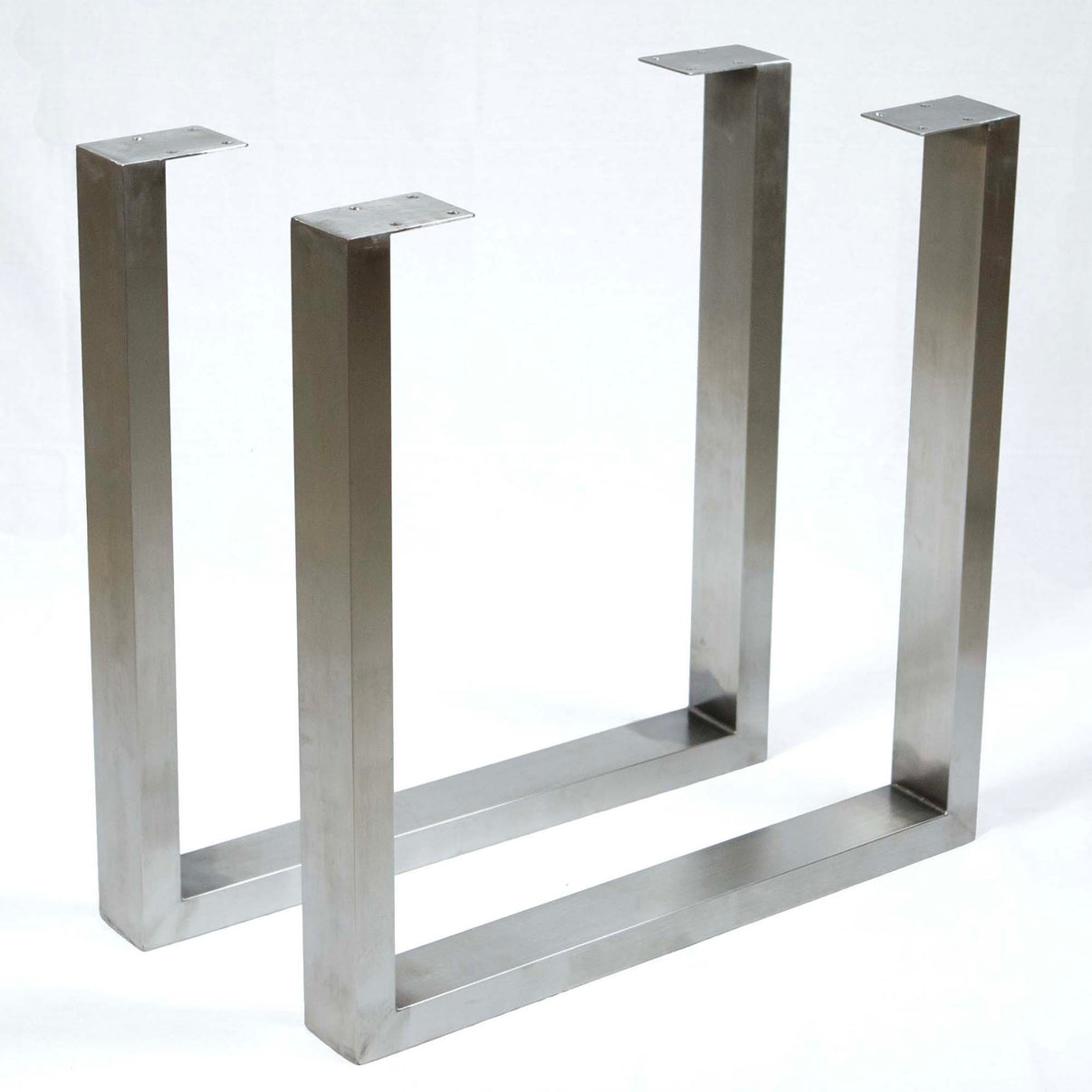 Stainless Steel Dining Table Legs, 1 Pair, U Shape #SS100A – Rusty ...