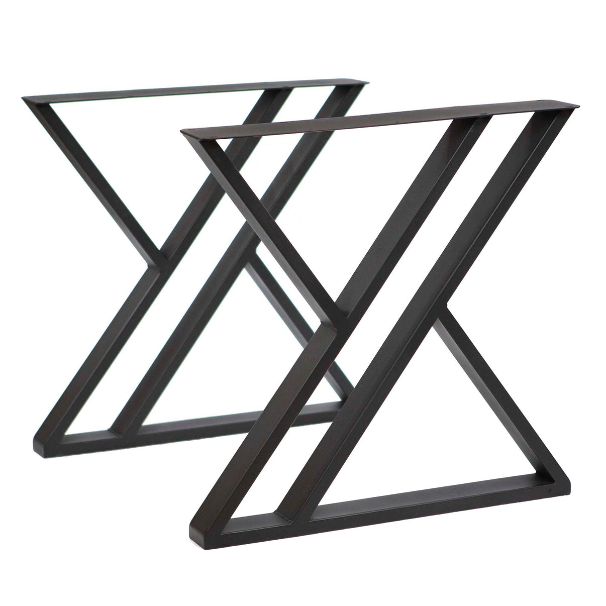 Double Z Shaped W28" Dining Table Legs, 1 Pair, #SS1110 – Rusty Design ...