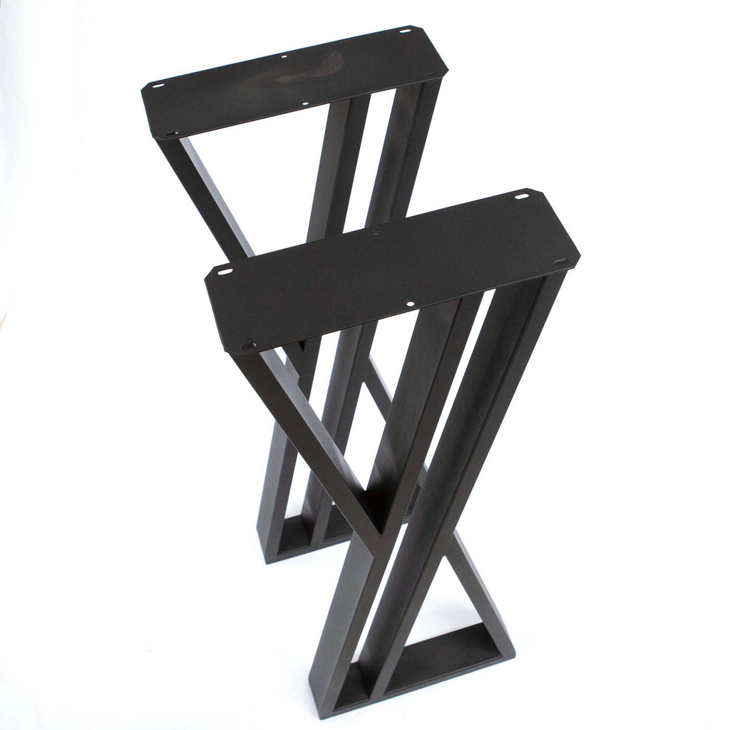Double Z Shaped Bar Table Legs, 1 Pair, #SS1180 – Rusty Design