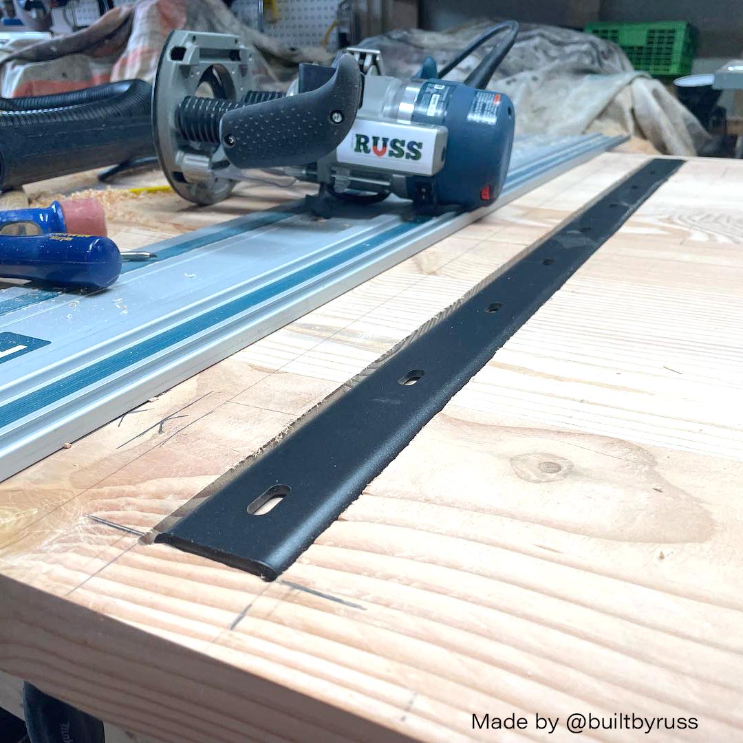 Steel C Channel Support Bracing for Table Top, Set/2 – Rusty Design Canada