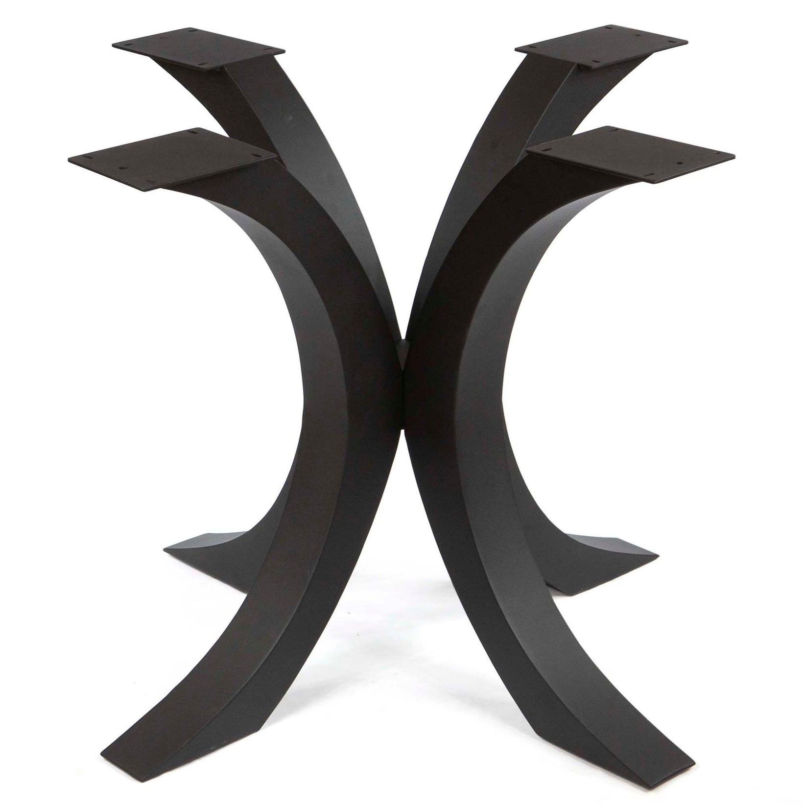 H28" Flowy Butterfly Shaped Round Dining Table Legs, #ST3011 – Rusty ...