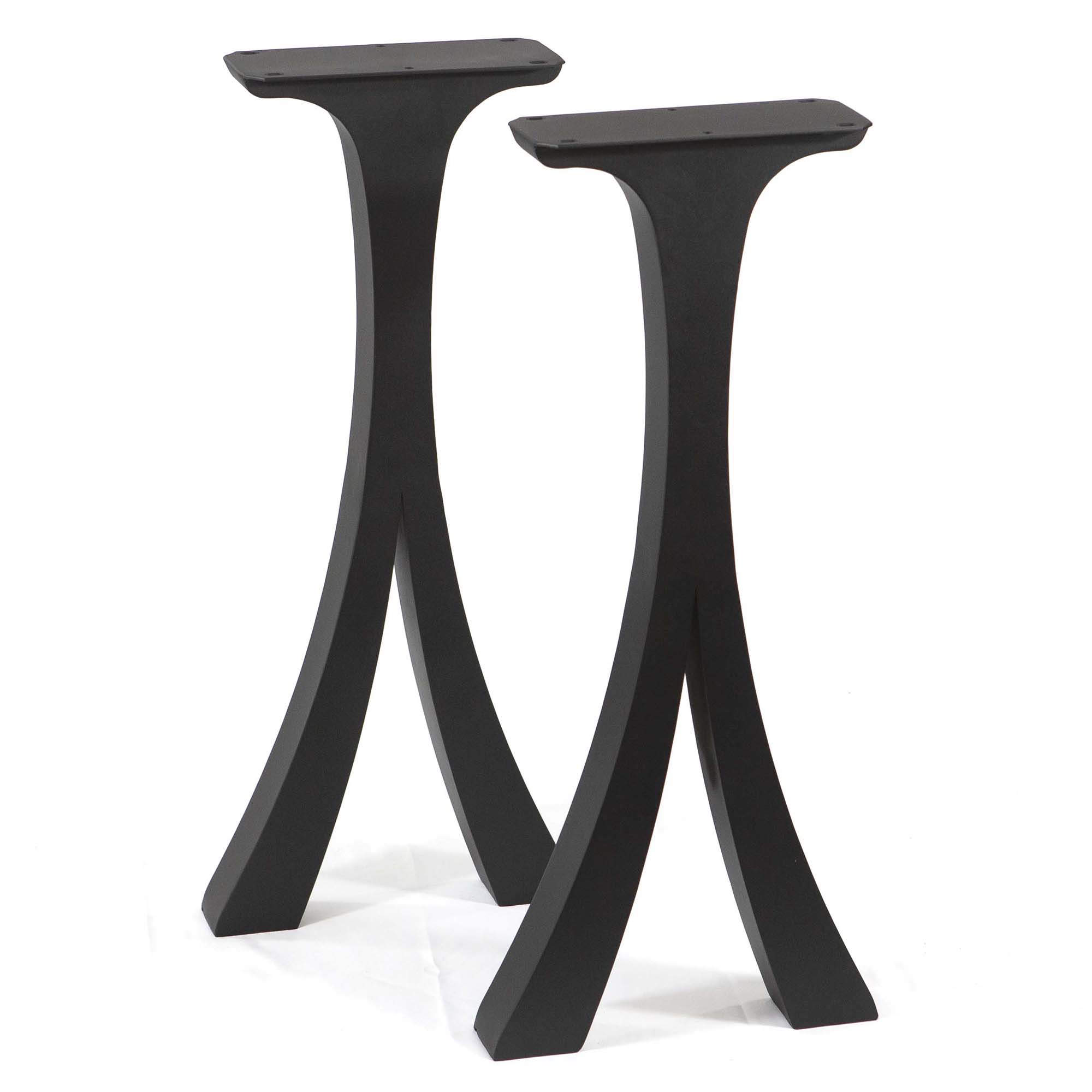 Flowy Wishbone Entryway Console Table legs, 1 Pair #ST3016B – Rusty ...