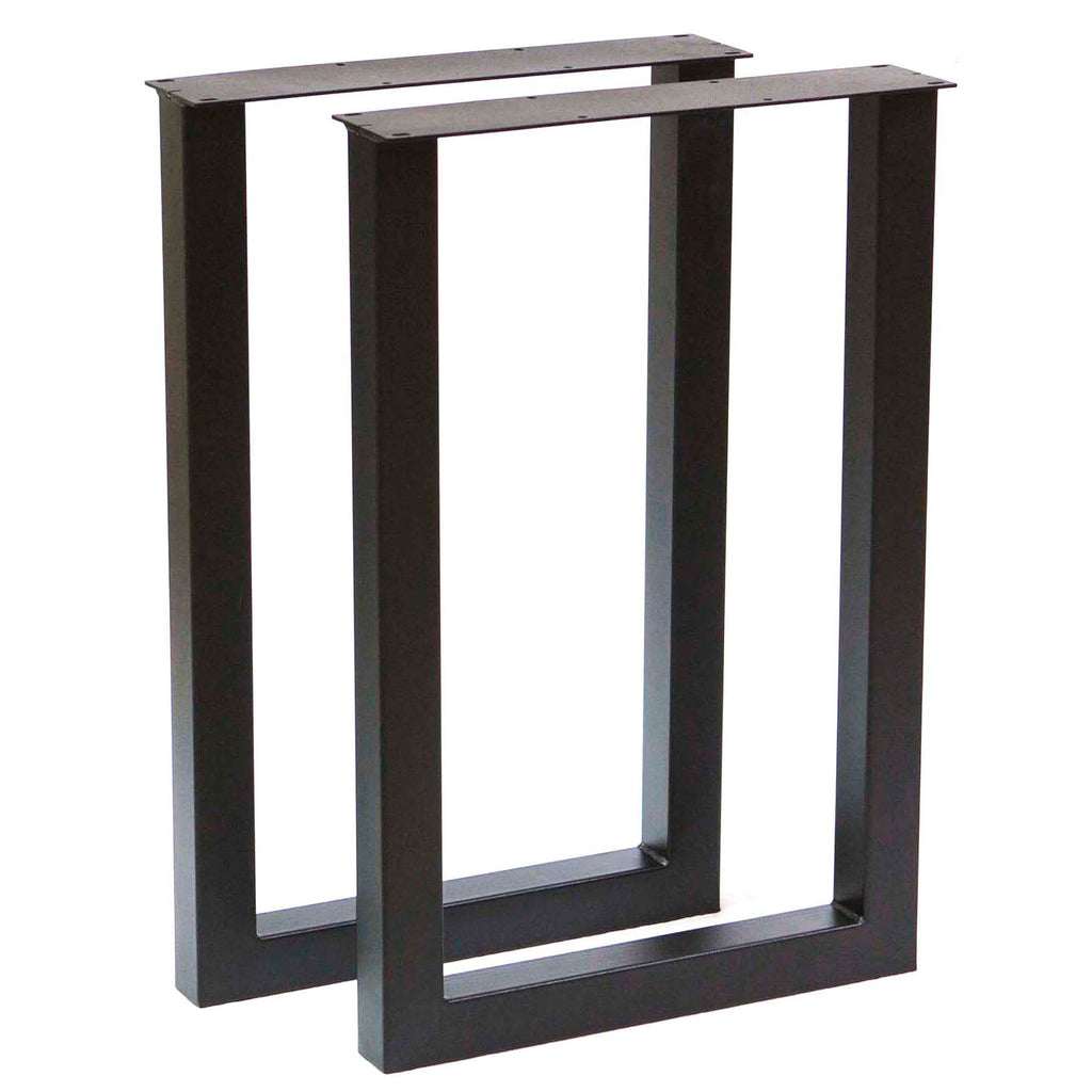 U-shaped W18" Desk Table Legs, 1 Pair, #W5036BW – Rusty Design