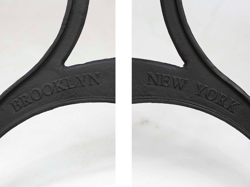 Cast Iron Table Legs For Dining Table, 1 Pair, Brooklyn-Style #CAST01 ...