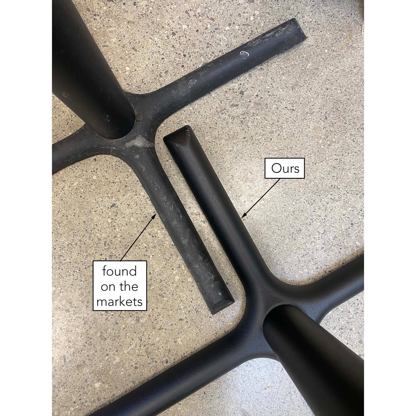 H42" Bar Height Cross Cast Iron Table Base #JK3029H – Rusty Design Canada