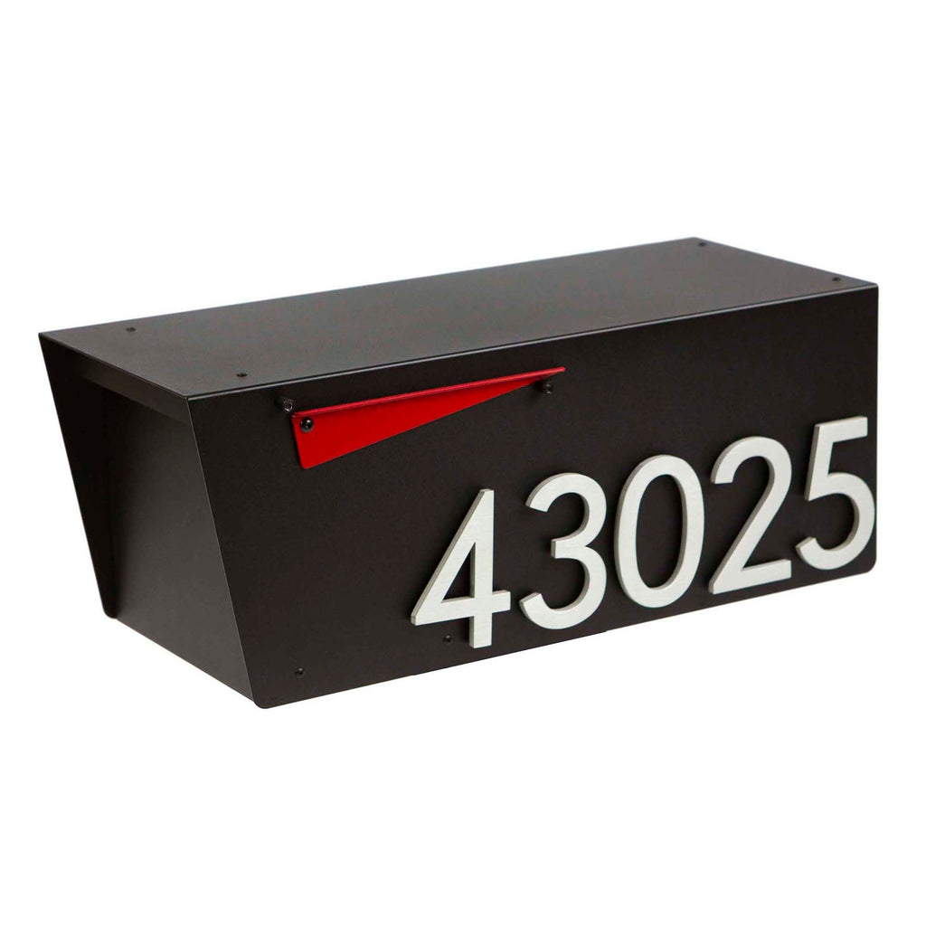 Silver Color 4" Address Numbers for Steel Mailbox #HB07 – Rusty Design