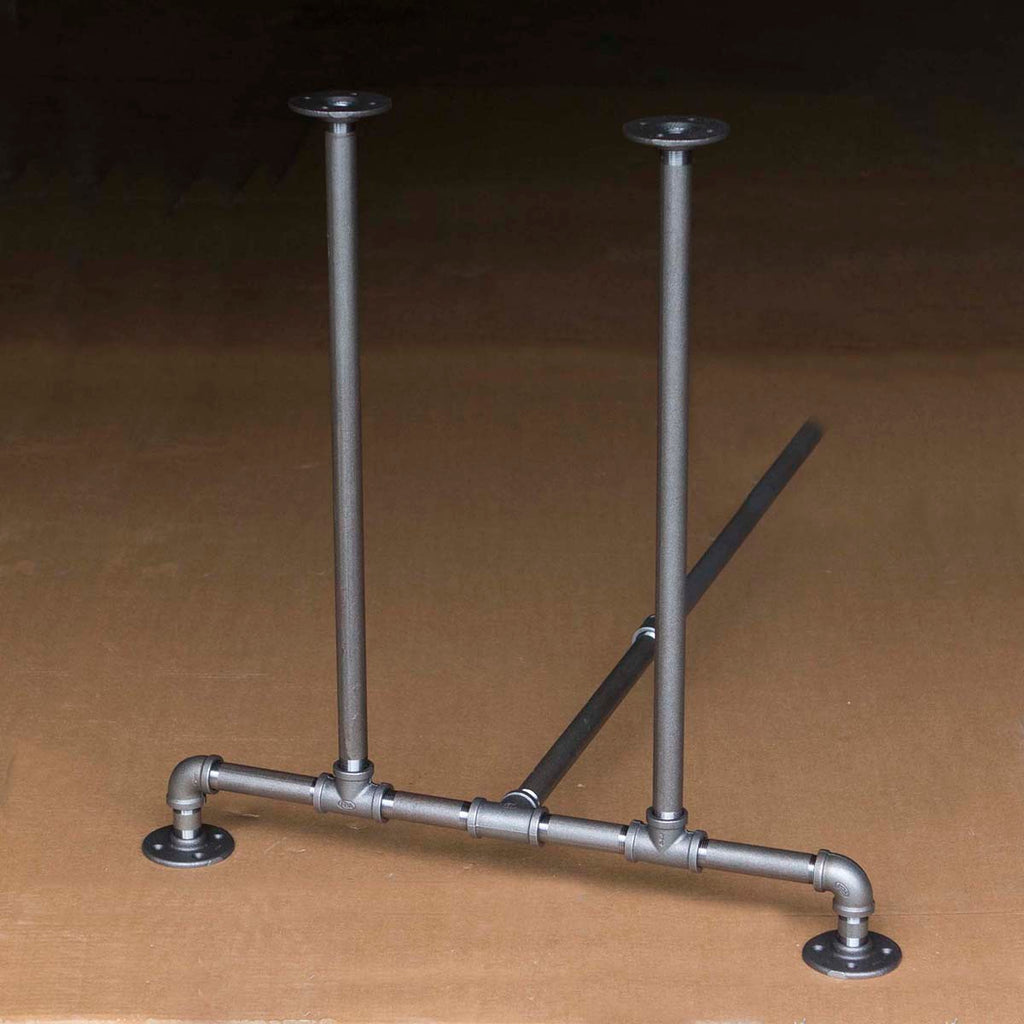 H28", Pipe Table Legs for Dining Table, 1 Set, #BKT2828C – Rusty Design
