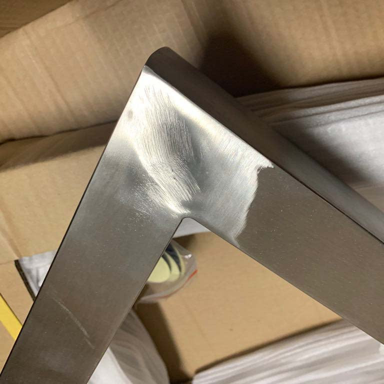 Stainless Steel Dining Table Legs, 1 Pair, U Shape #SS100A – Rusty Design