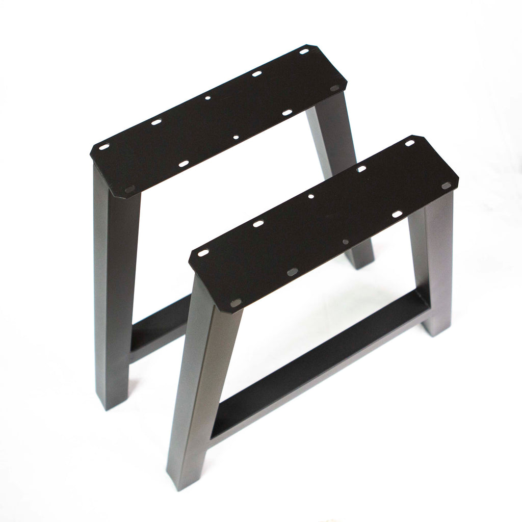 Dining Table Legs, 1 Pair, Metal A Shape #W5044A – Rusty Design