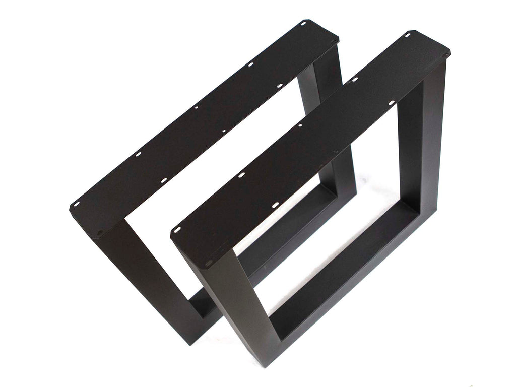 U-Shaped W28" Dining Table Legs, Made in 3"x3" Steel Tubing, 1 Pair #S ...